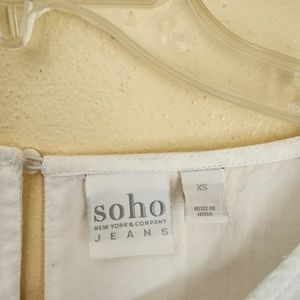 Soho | Tops | Soho New York And Company Jeans Blouse | Poshmark